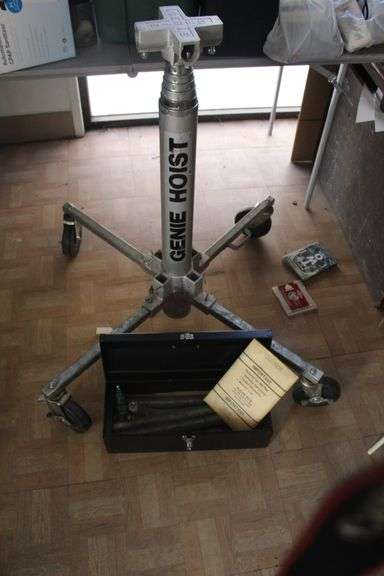 GENIE HOIST PNEUMATIC MATERIAL LIFTS PORTABLE TELESCOPING PNEUMATIC ...