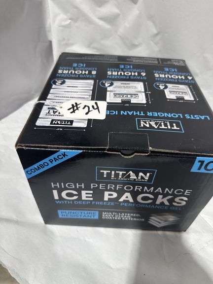 Titan by Arctic Zone High Performance Ice Pack combo set, Retail: $25 ...