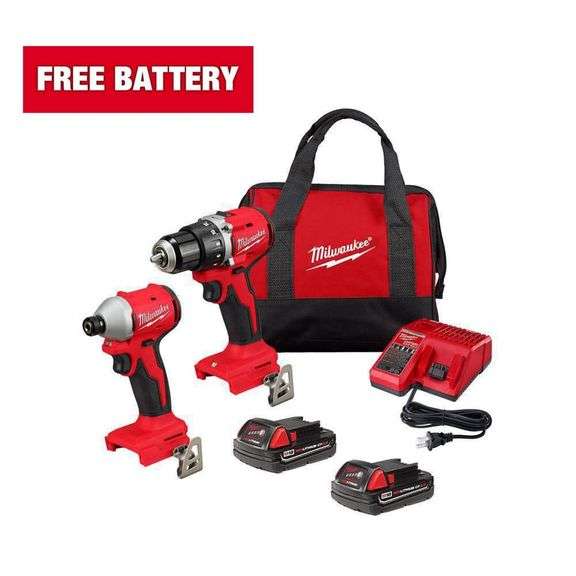 [MSRP: $239.00] Milwaukee 18V Rechargeable Cordless Power Tool Sets M18 ...