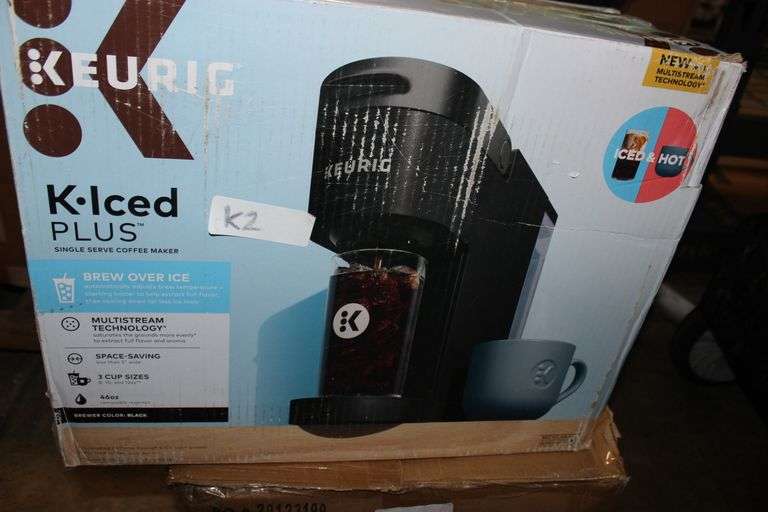 Keurig K-Iced Plus Single-Serve K-Cup Pod Coffee Maker With Iced Coffee ...