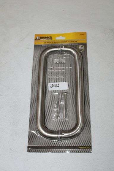 Brinks Commercial Industrial Duty Pull Handle 12-In Stainless Steel ...
