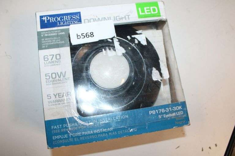 Progress Lighting P8176-31-30K Led Recessed 5" Led Eyeball Trim ...