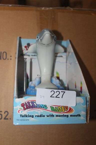 Talking Radio With Moving mouth Dolphin - Auction HUB Texas