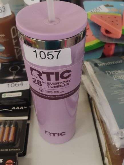 RTIC 28 oz Everyday Tumbler with Ceramic Lining. A 28 oz light purple ...