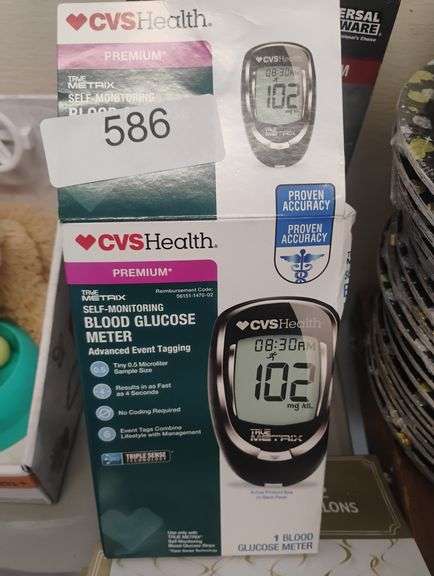 CVS Health TRUE METRIX Self-Monitoring Blood Glucose Meter. A premium ...