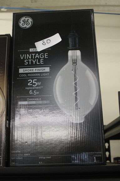 LED Vintage Style Clear Glass Warm Candle Light 40 watt Replacement 6 ...