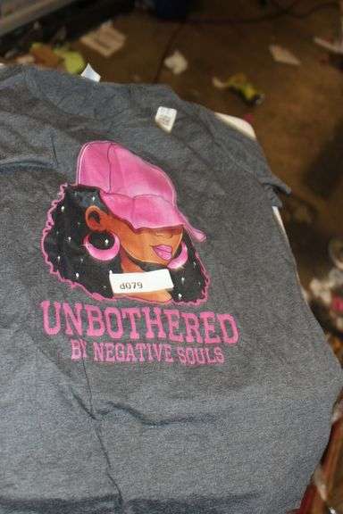 Unbothered By Negative Souls T Shirt [M} Retail:$20 - Auction HUB Texas