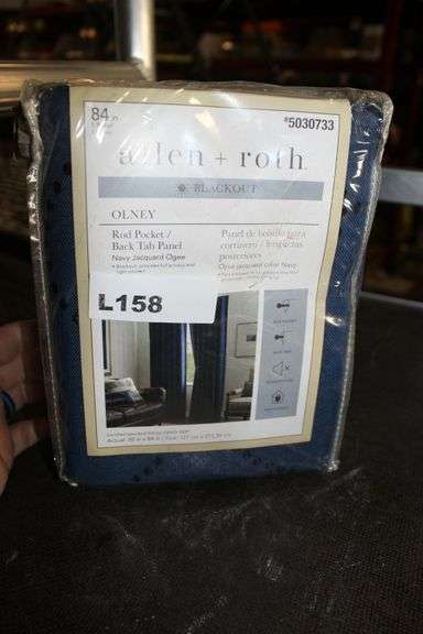 Origin 21 Mila Rod Pocket Back Tab Panel 50X84” 5030743 Retail:$28 ...