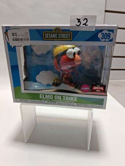 Funko POP! Rides Sesame Street Elmo on Trike Flocked Target Con 2024 ...
