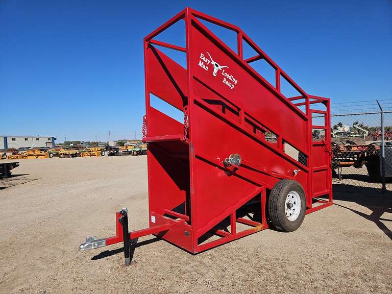 Industrias America CLR9P Easy Man Livestock Loading Ramp/Chute ...