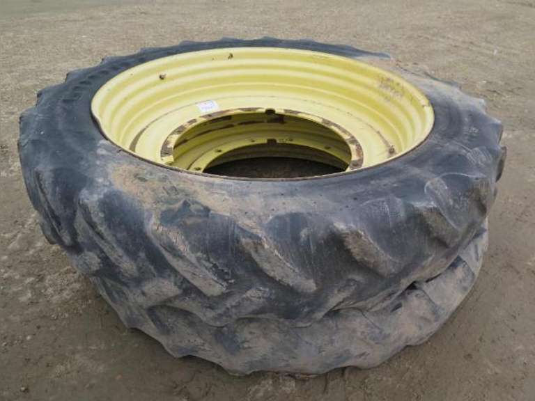 (2) 380/90R50 Tractor Tires & Rims - Armstrong Western LLC