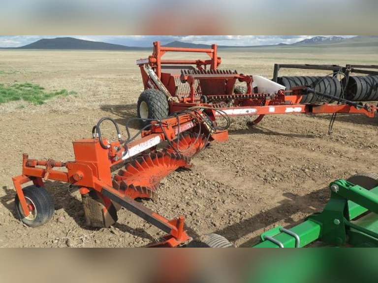 Rock-Master XL-58 Pull Type PTO Rock Picker With Sidewinder Windrower ...