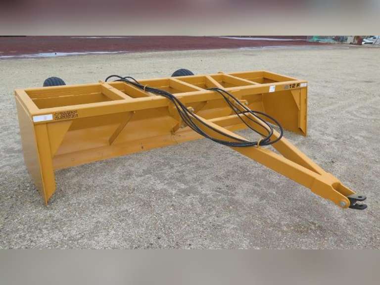 12' HD Pull Type HYD Angle Box Scraper - Armstrong Western LLC