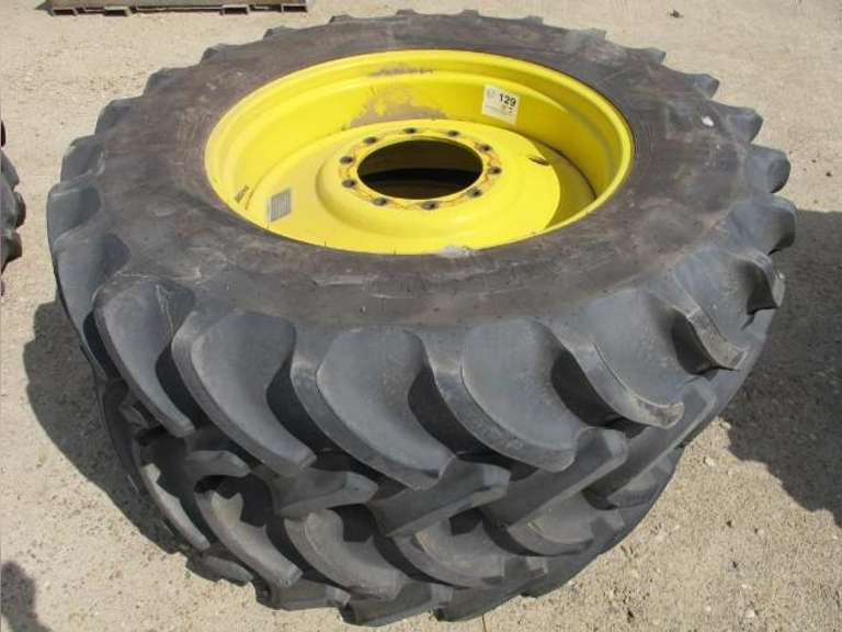 (2) 420/85R34 Tractor Tires & Wheels - Armstrong Western LLC