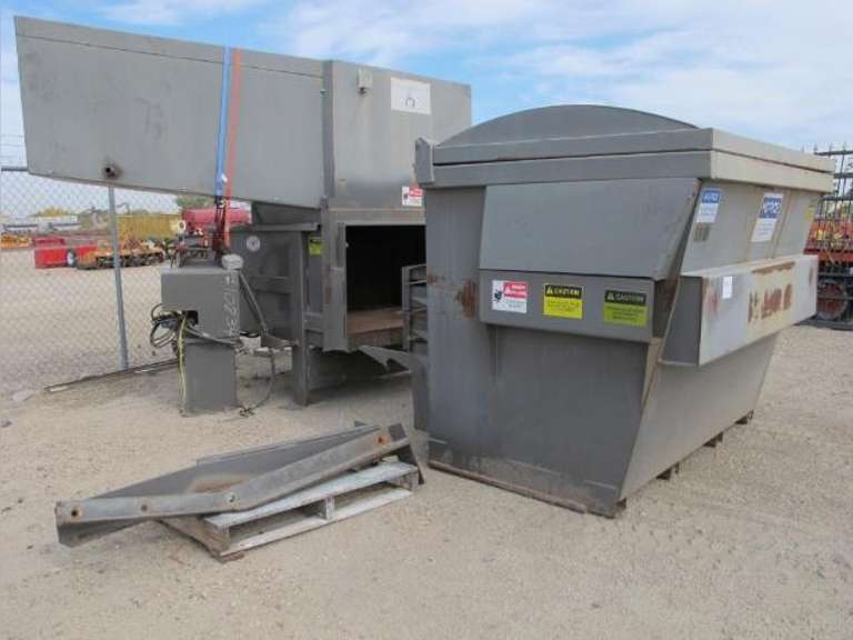 2008 JV Manufacturing CS-01 Cram-A-Lot - Garbage Compactor/Baler ...