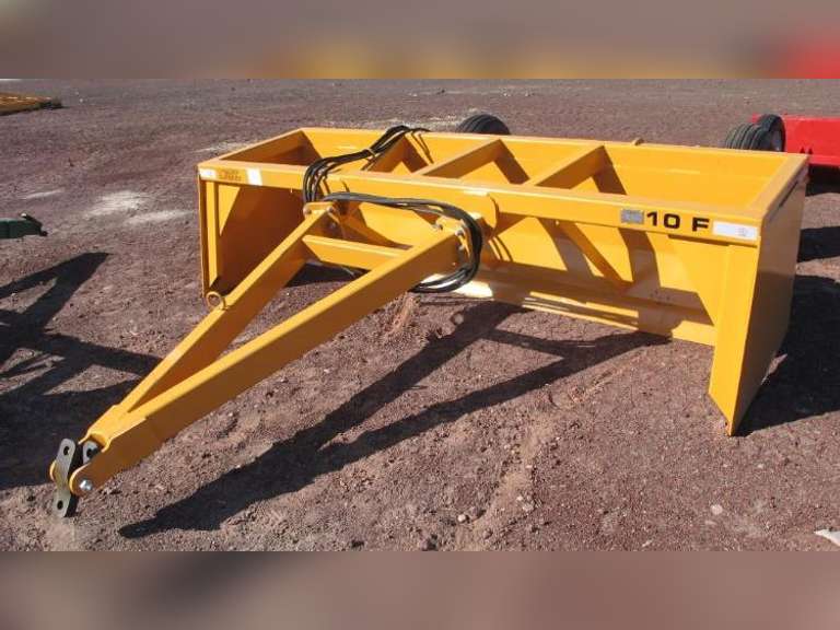 IA 10' Heavy Duty Pull Type Hydraulic Angle Box Scraper - New/Unused ...