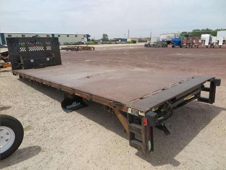 24' Steel Flatbed with Electric Lift Gate - Armstrong Western LLC