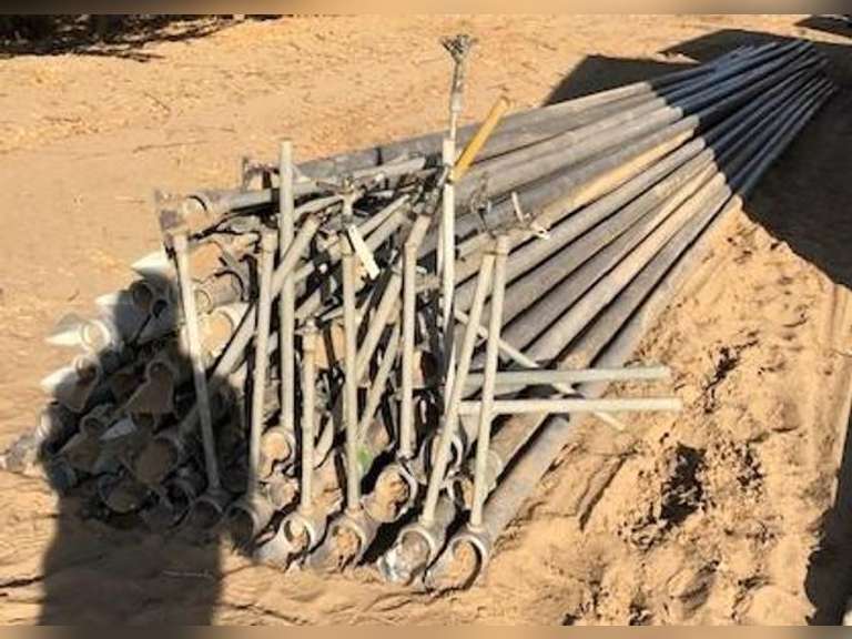 LOCATED OFFSITE - (65) - 3" x 40' End Riser Drop Lock Aluminum Pipe ...