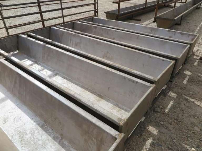 (4) 10' Feed Troughs - Armstrong Western LLC