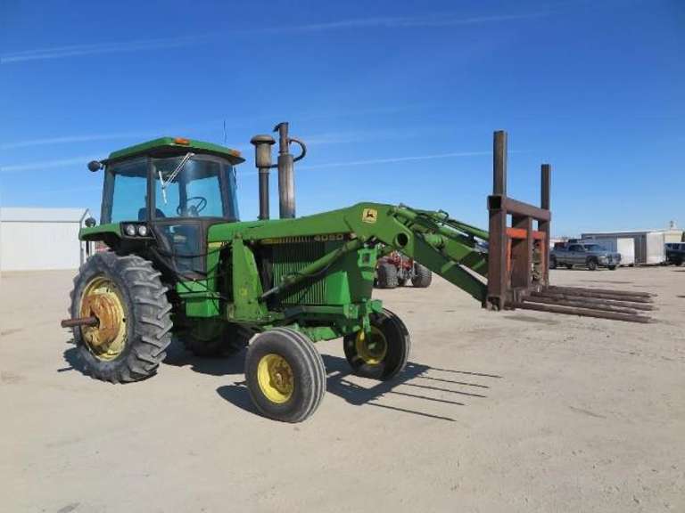 1988 John Deere 4050 130 HP Tractor W/Loader - Armstrong Western LLC