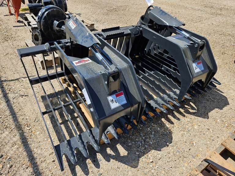 Stout HD72-3 Skid Steer 72” Rock Bucket Grapple - Armstrong Western LLC