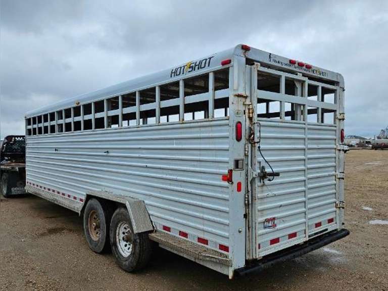 2002 24’ Gooseneck Tilt Truss Roll Off Trailer - Armstrong Western LLC