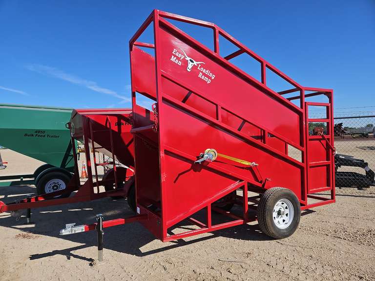 Industrias America CLR9P Easy Man Livestock Loading Ramp/Chute ...