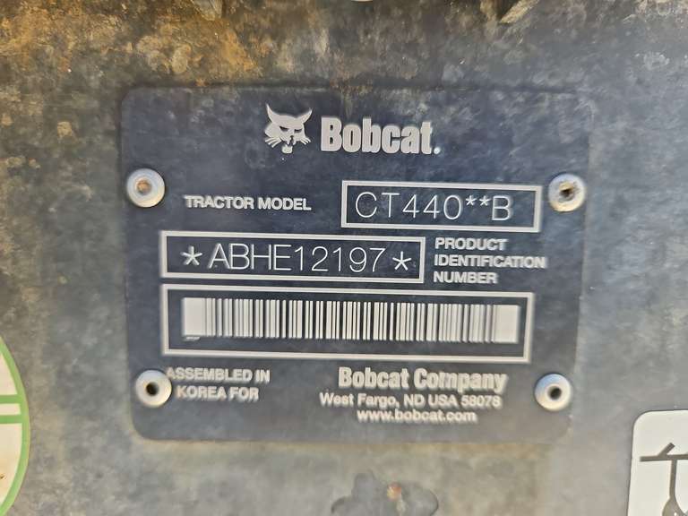 2014 Bobcat CT440B 41Hp MFWD Tractor w/ 9TL Loader - Armstrong Western LLC