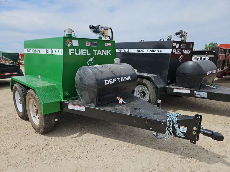 2025 Industrias America 500 Gallon Baffled Portable Fuel Tank Trailer ...