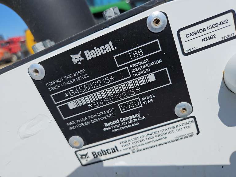 2020 Bobcat T66 R-Series Tracks Skid Steer - Armstrong Western LLC