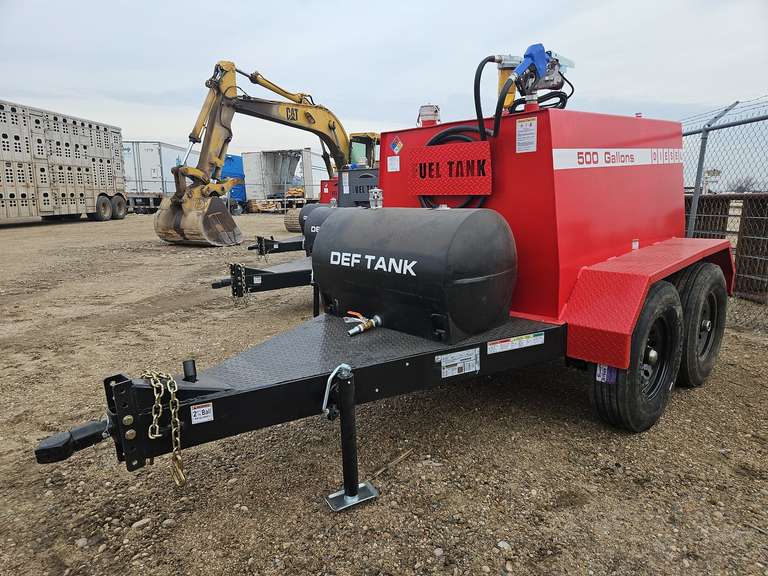 2026 Industrias America 500 Gallon Baffled Portable Fuel Tank Trailer ...