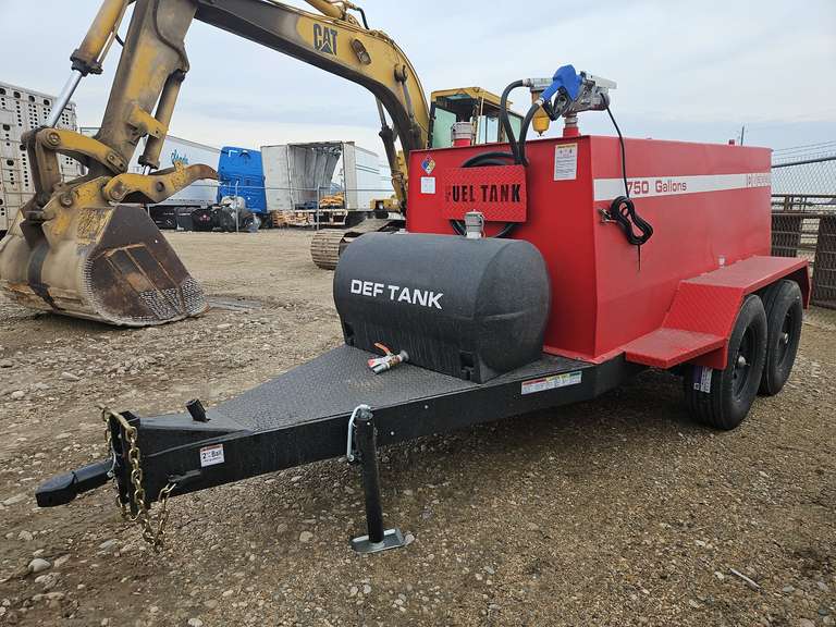 2026 Industrias America 750 Gallon Baffled Portable Fuel Tank Trailer ...