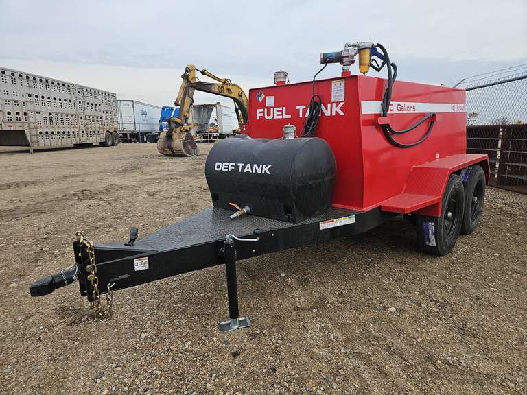 2026 Industrias America 750 Gallon Baffled Portable Fuel Tank Trailer ...