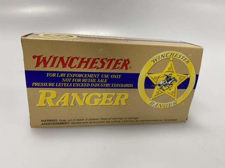 Winchester Ranger Law Enforcement Ammo 9mm 124gr - Auctions ASAP