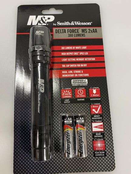 S&W Delta Force MS Tactical Flashlight & Empty Gun - Auctions ASAP