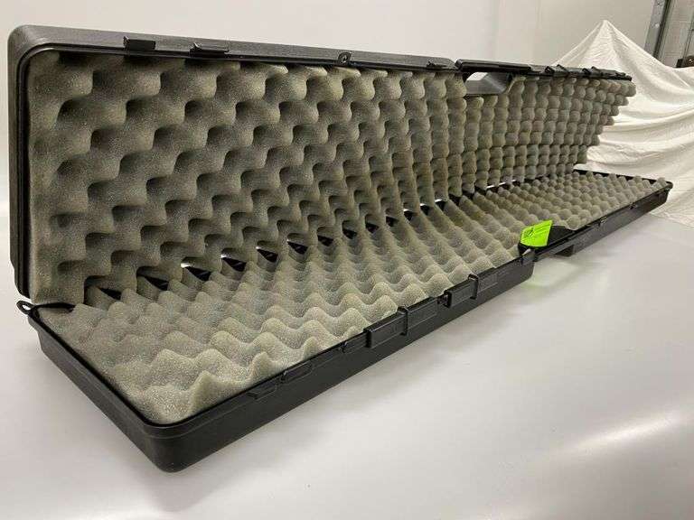 Large Plastic Rifle Case w/Hunting Theme - Auctions ASAP