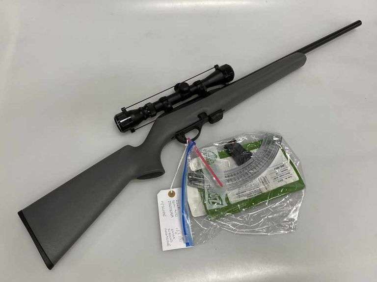 Remington Model 597 22LR Semi-Auto Rifle w/Scope - Auctions ASAP