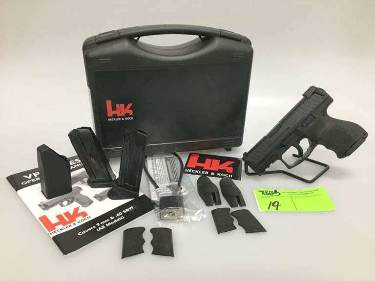 HK VP9SK 9mm Pistol New in Box - Auctions ASAP