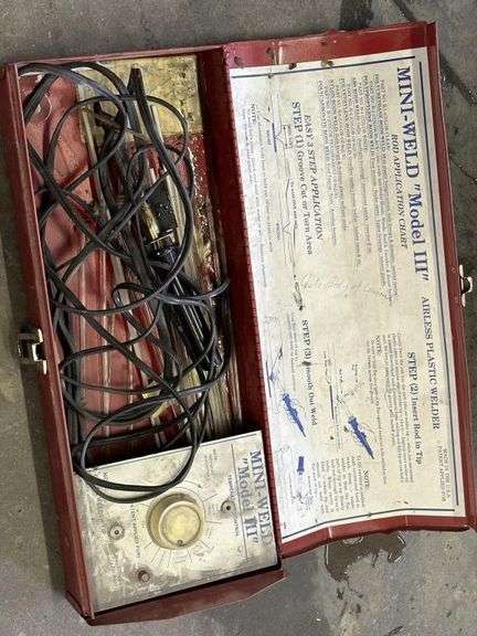 Mini-Weld Model III Airless Plastic Welder - Auctions ASAP
