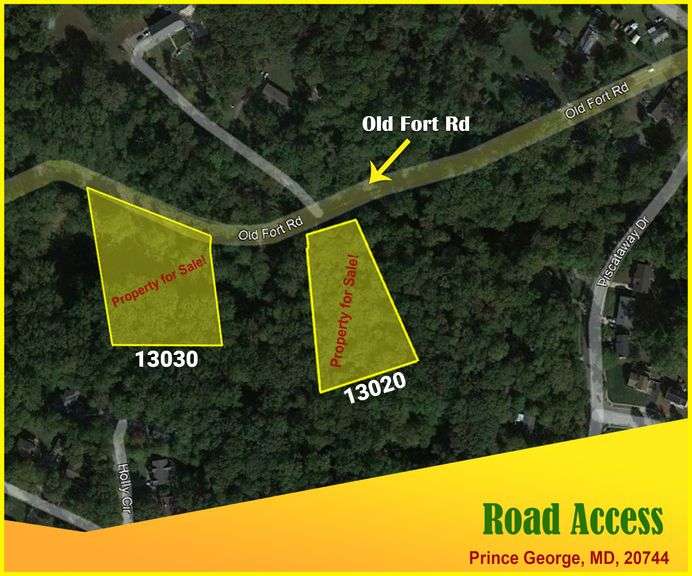 13020 & 13030 Old Fort Rd. Fort Washington, MD 20744
