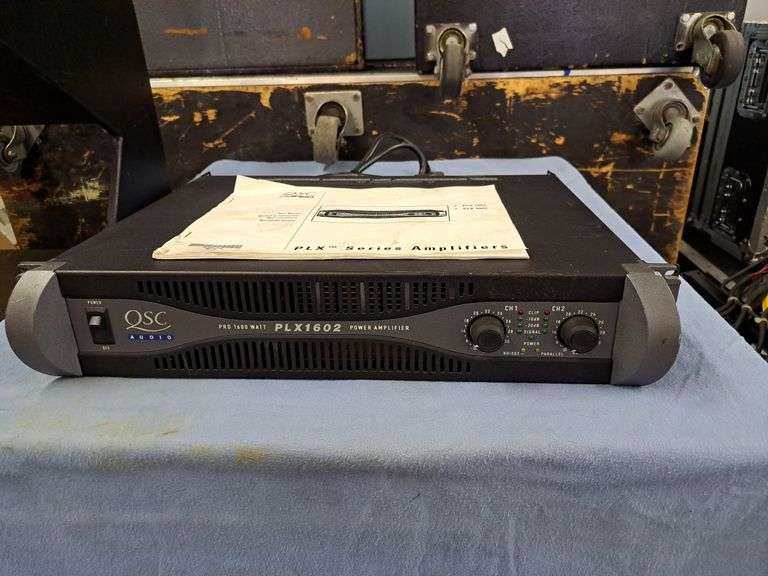 QSC PLX1602 AMP - Auction Solutions Inc
