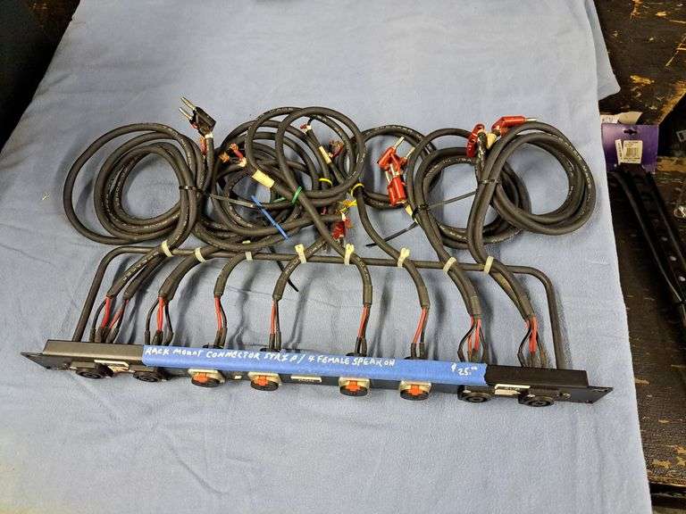 Rack mount connector strip - Auction Solutions Inc