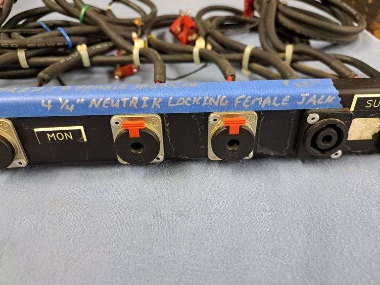 Rack mount connector strip - Auction Solutions Inc