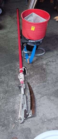 Pole Saw & EarthWay Chest Spreader - Auction Solutions, Inc ...
