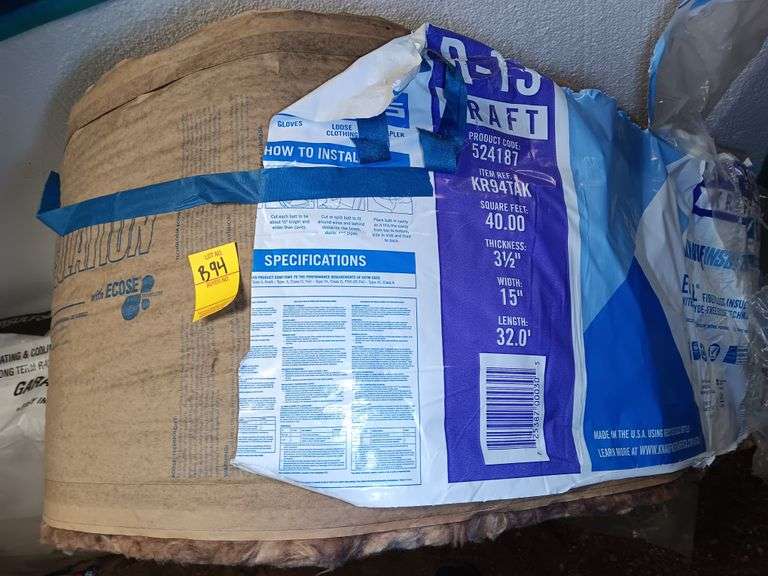 Assorted Insulation - Auction Solutions, Inc - Celebrating 25 Years