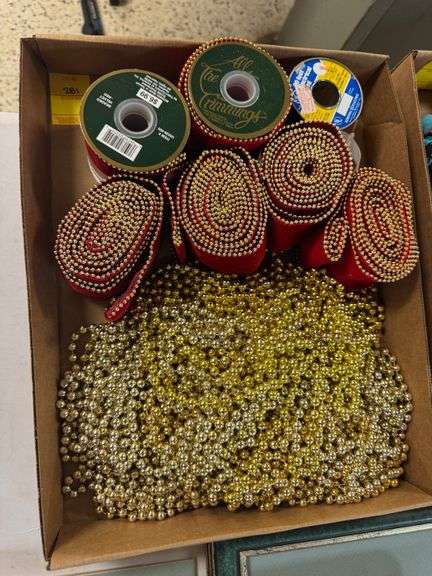 Holiday Beads & Ribbon - Auction Solutions, Inc - Celebrating 25 Years