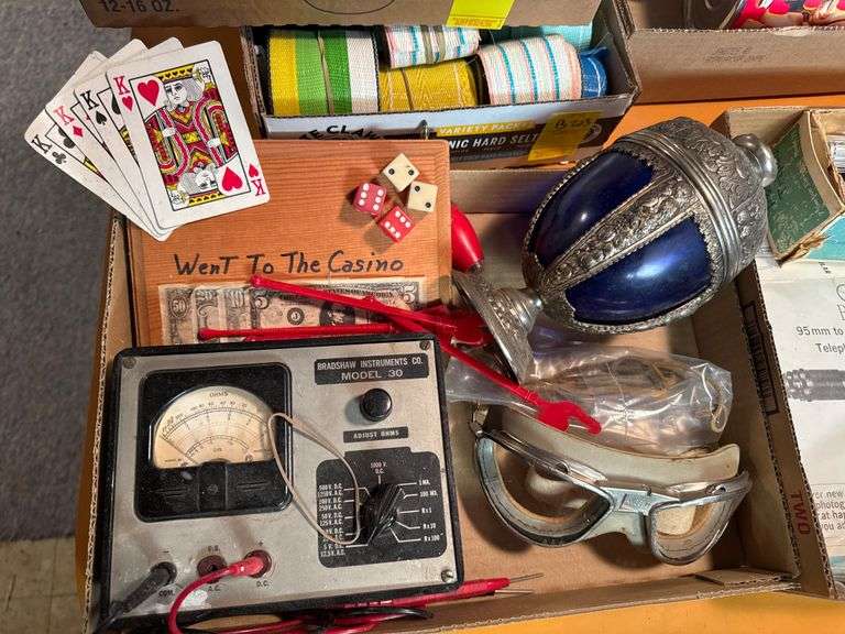 Bradshaw Instruments Model 30, Antique Safety Glasses, Glass Container ...