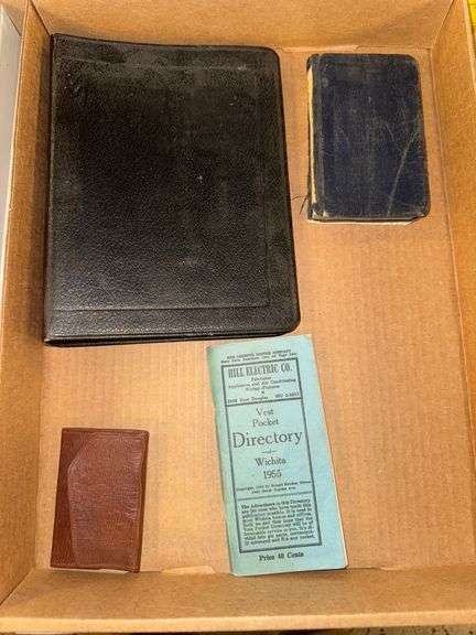 1950's Wichita Police Reports in Book, 1955 Wichita Vest Pocket ...
