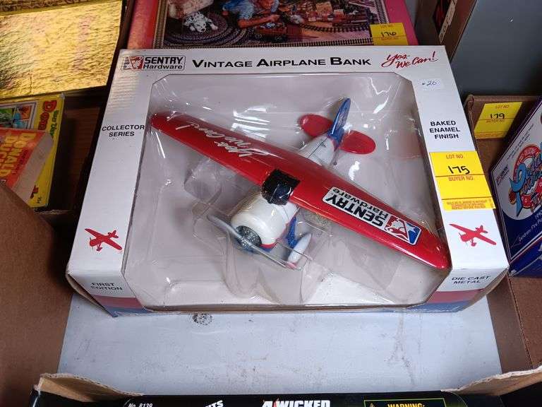 Vintage Airplane Bank - Auction Solutions, Inc - Celebrating 25 Years
