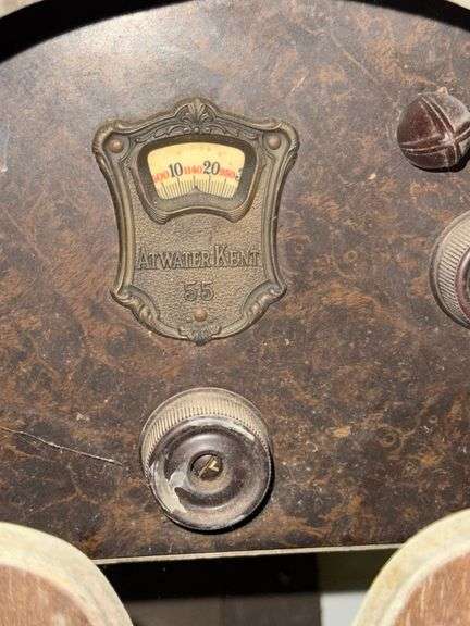 Antique Radio (damaged) 26 x 15 x 38 - Auction Solutions, Inc ...